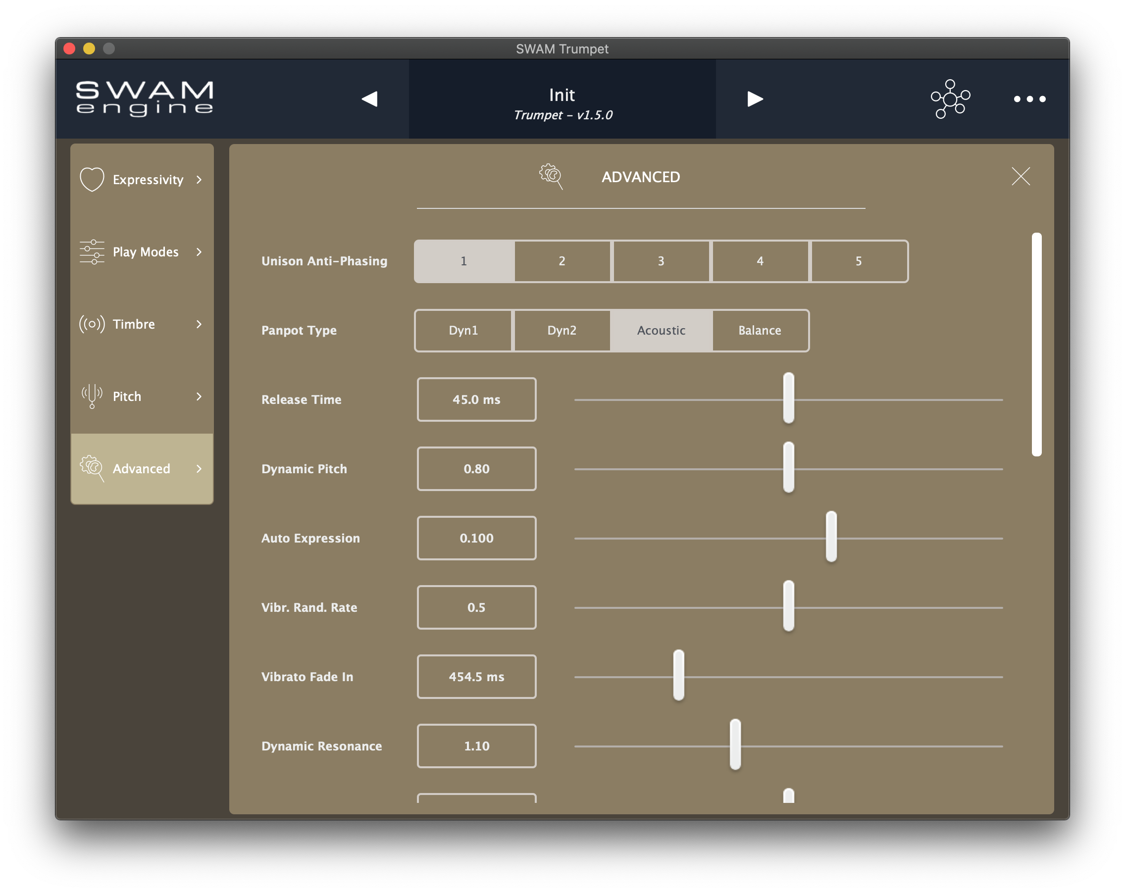 SWAM Trumpets | Audio Modeling